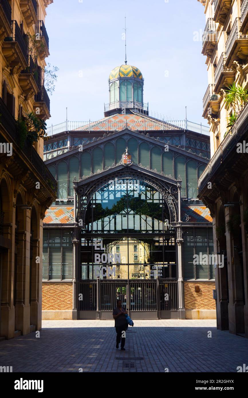 El Born Culture and Memory Center. In a lavishly restored market hall ...