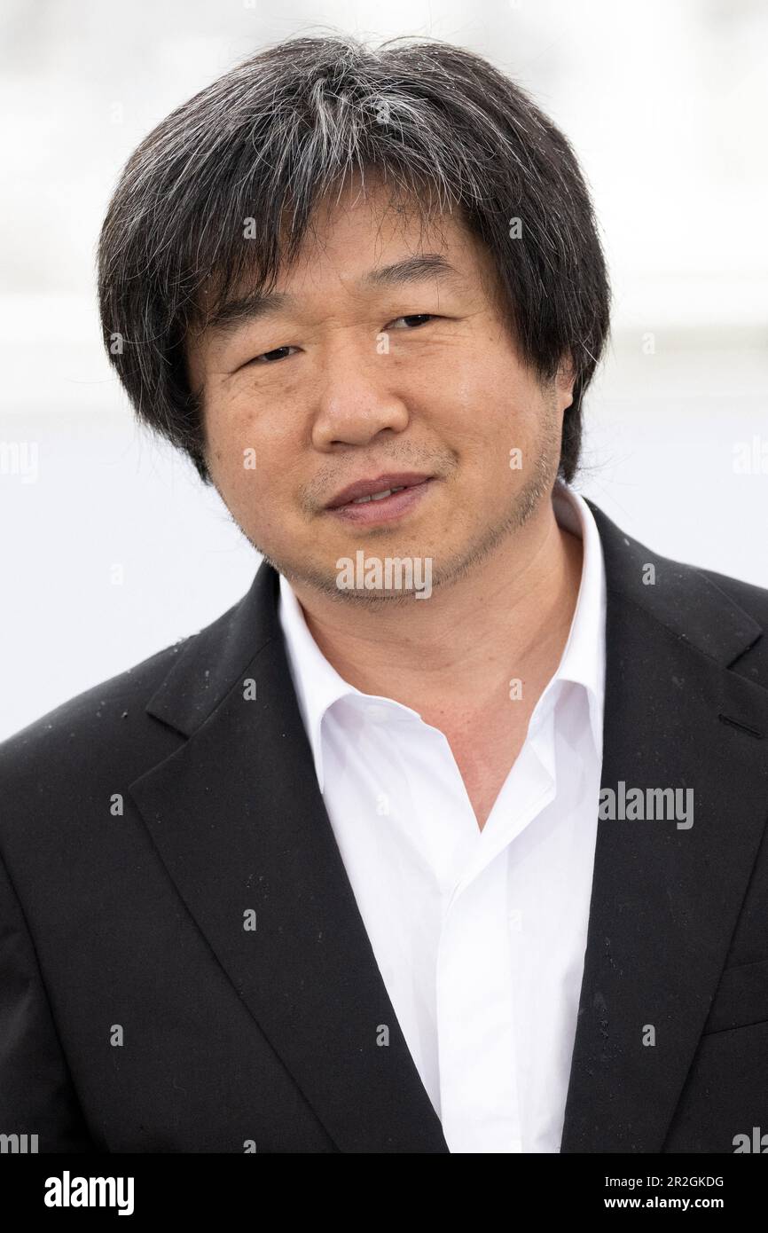 Cannes, France. 19th May, 2023. Director Wang Bing attends the Jeunesse ...