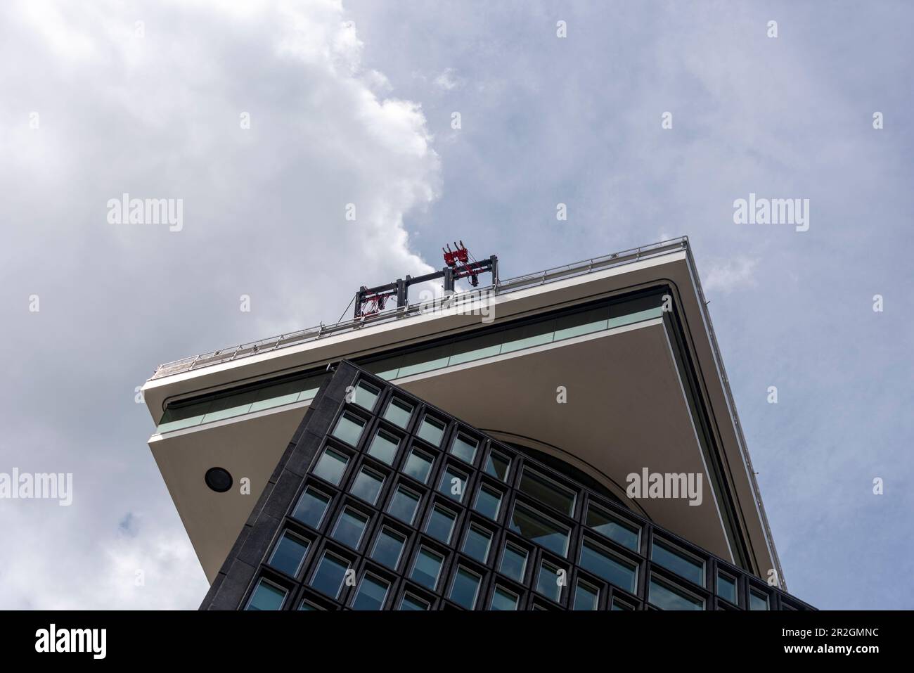 A'DAM Tower with a swing at a height of 100 meters, Noord district ...