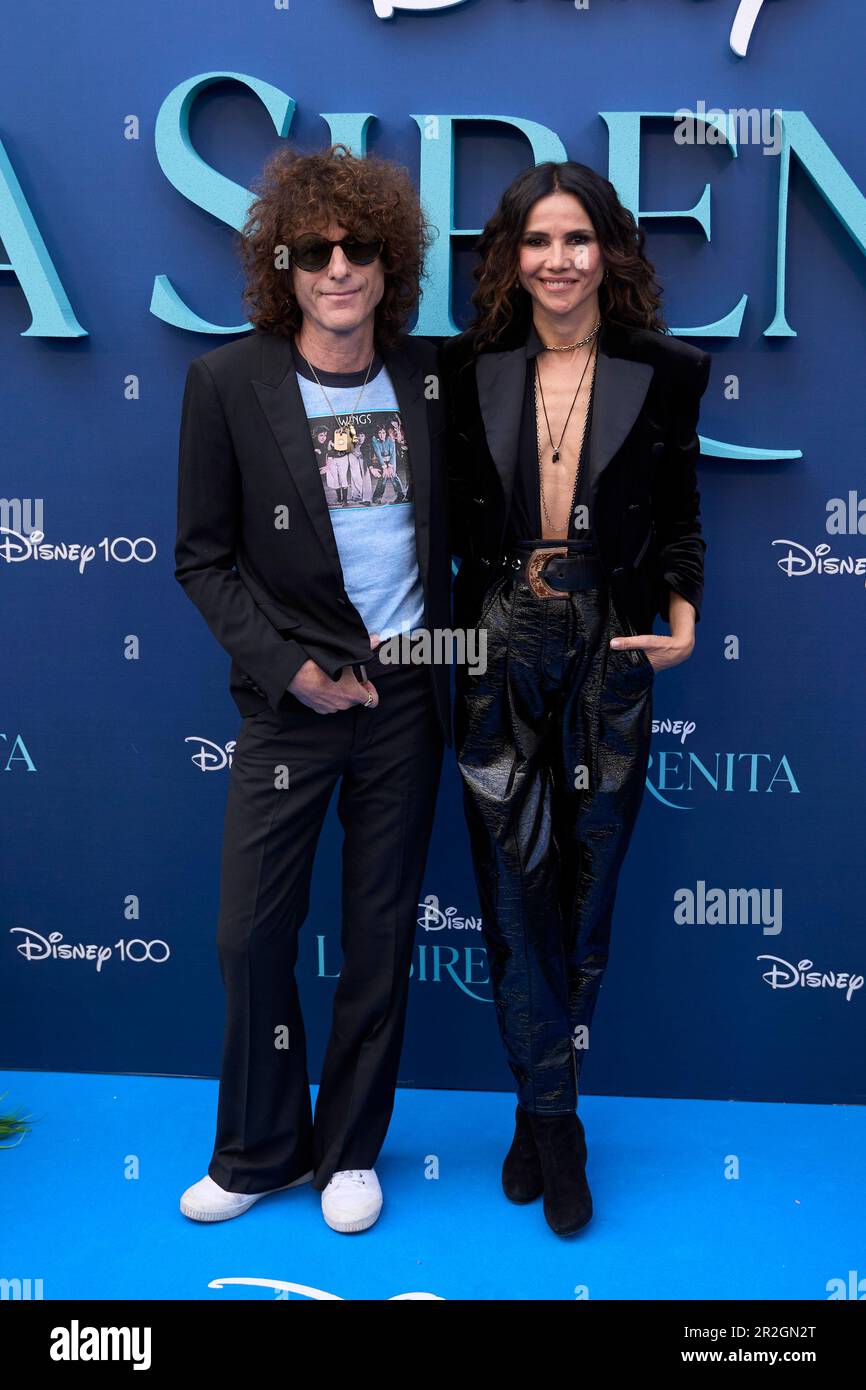 Madrid. Spain. 20230519, Goya Toledo, Craig Ross attends ´The Little Mermaid’ Premiere at Callao ...
