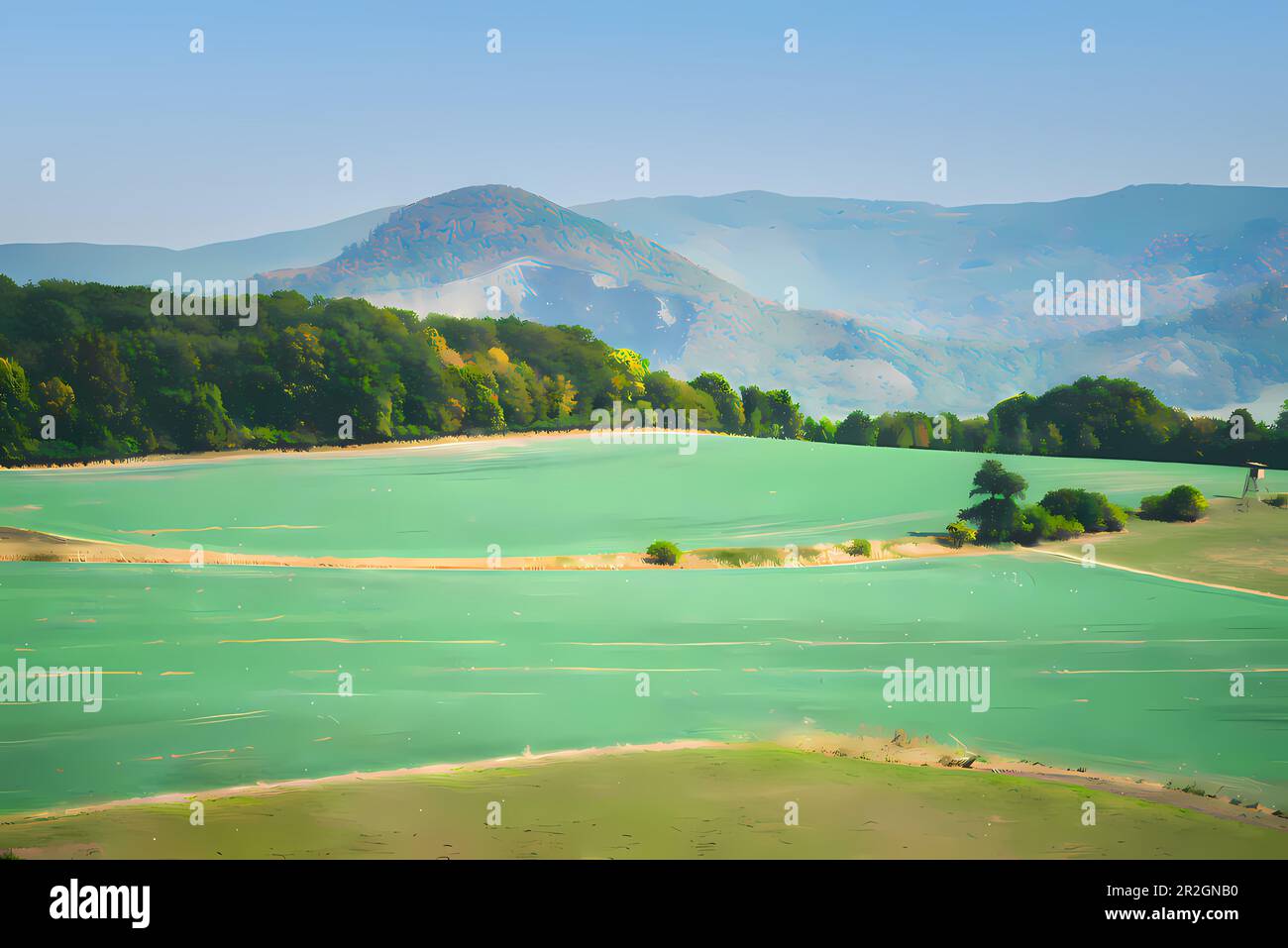 Abstract pointillism painting hi-res stock photography and images - Alamy