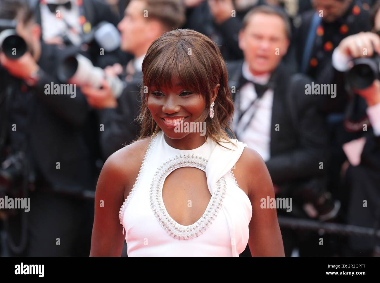 Cannes, France, 19th May, 2023. Karidja Toure arriving on the red ...