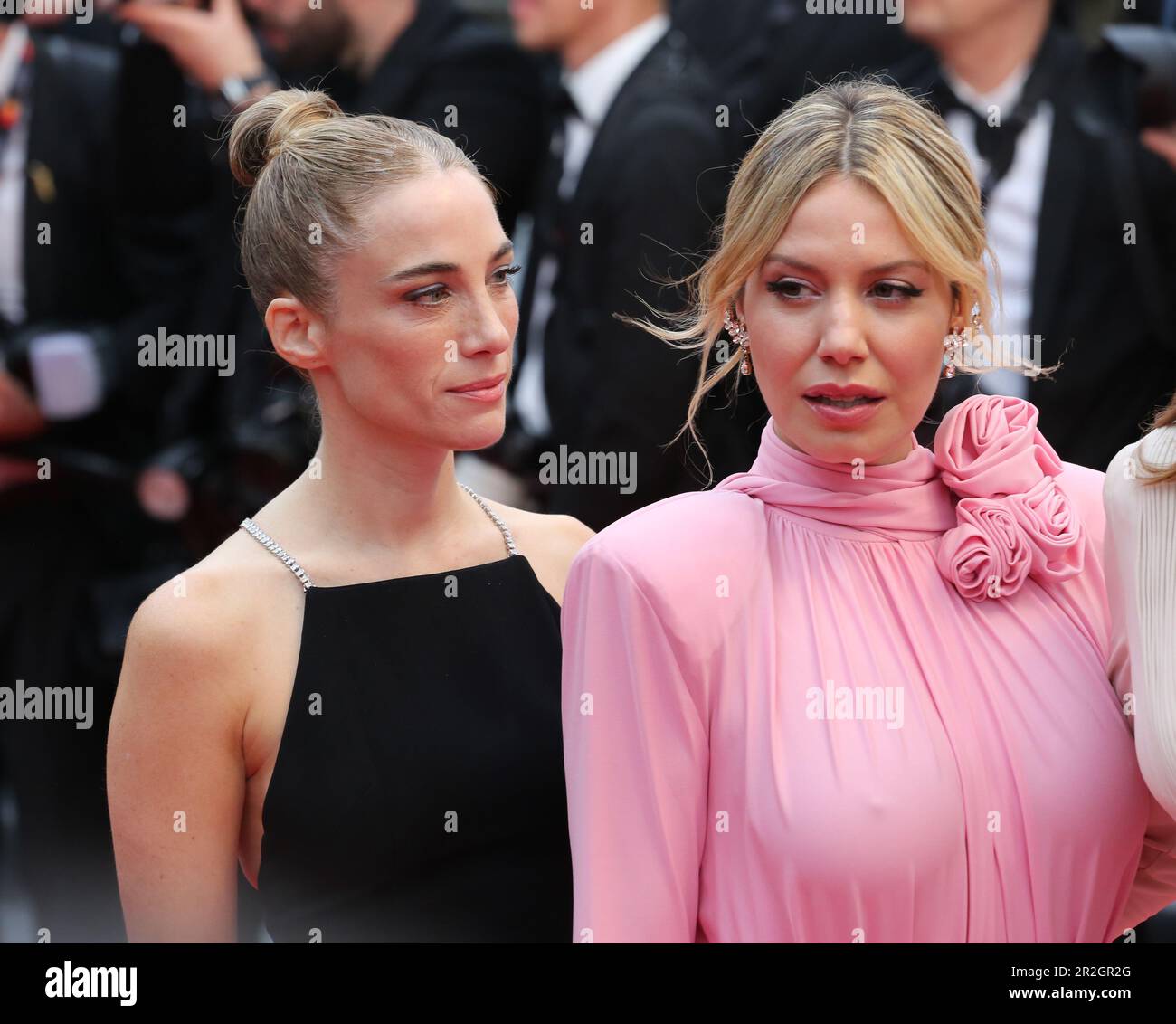 Cannes, France, 19th May, 2023. Nancy Grant and Magalie Lépine Blondeau ...
