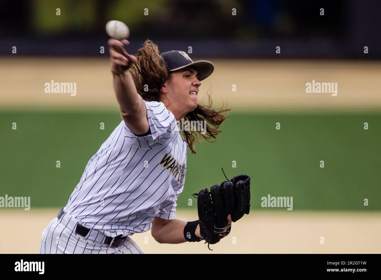 May 18, 2023: Wake Forest Demon Deacons pitcher Rhett Lowder (4 ...