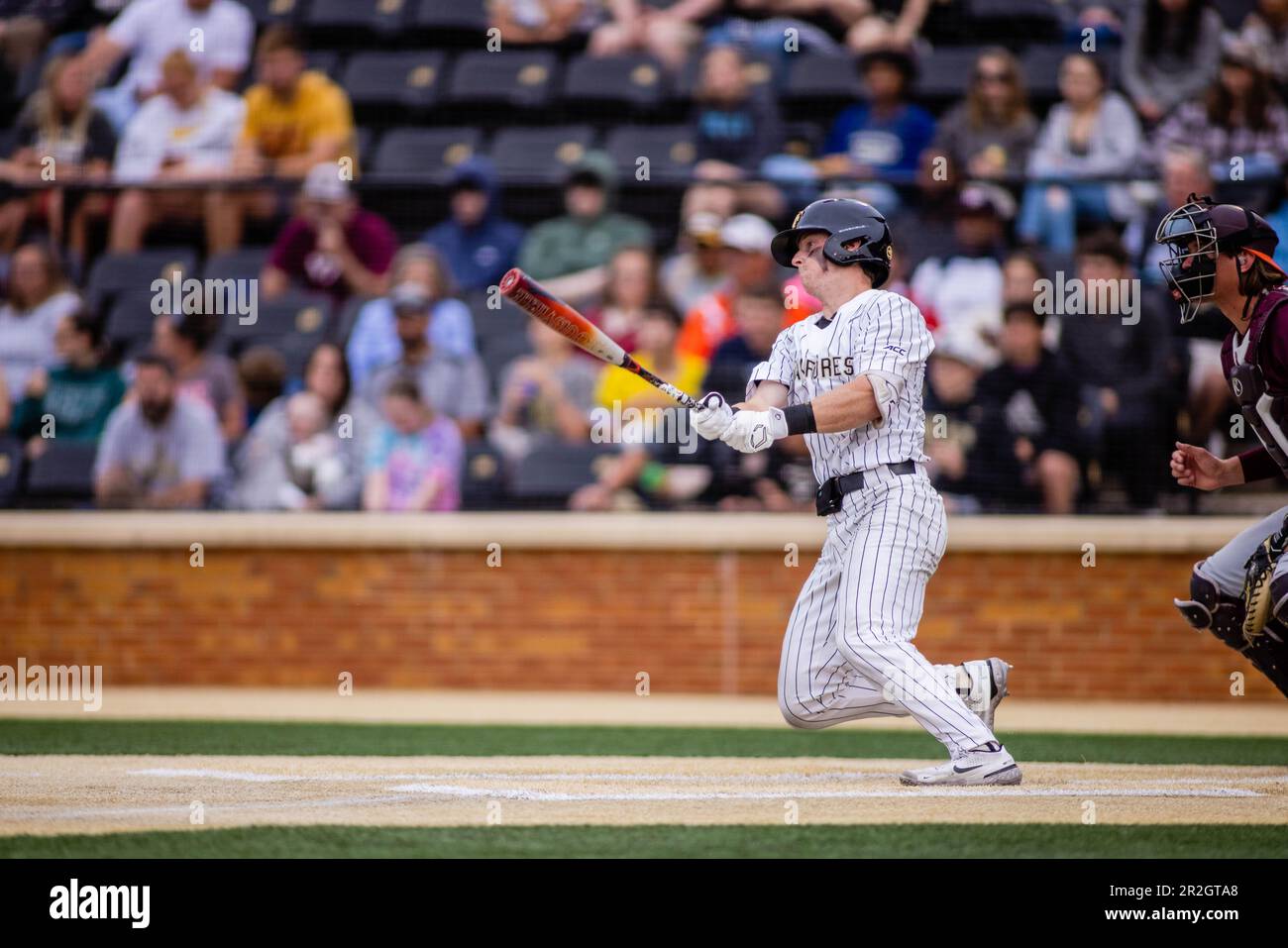 May 18, 2023: Wake Forest Demon Deacons infielder Justin Johnson (6 ...