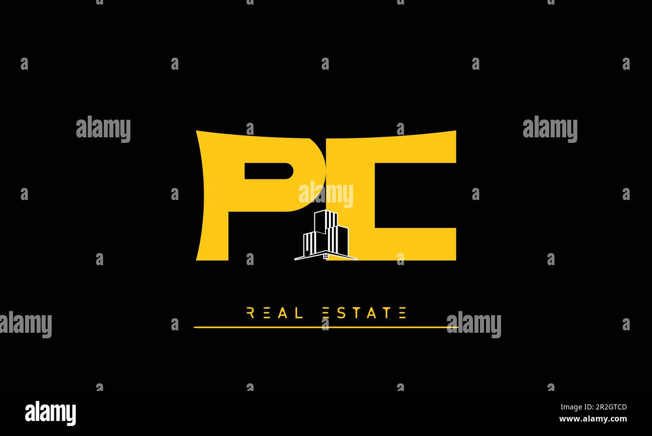 Pc real estate monogram hi-res stock photography and images - Alamy