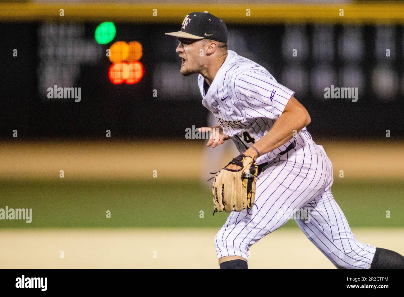 May 18, 2023: Wake Forest Demon Deacons pitcher Camden Minacci (14 ...