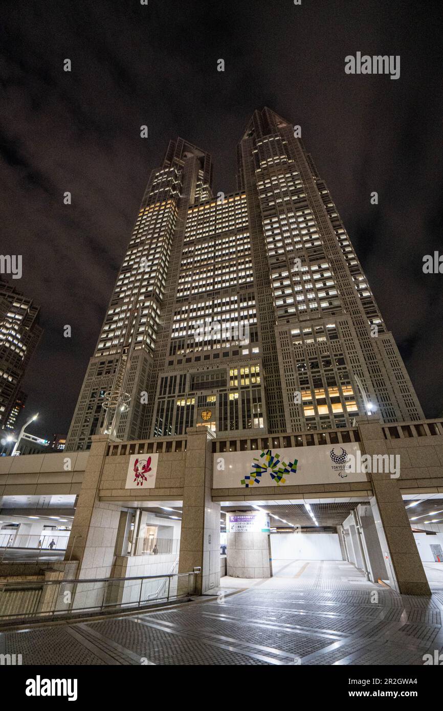 japan; tokyo; tokio; asia; metropolitan goverment building; skyscraper ...