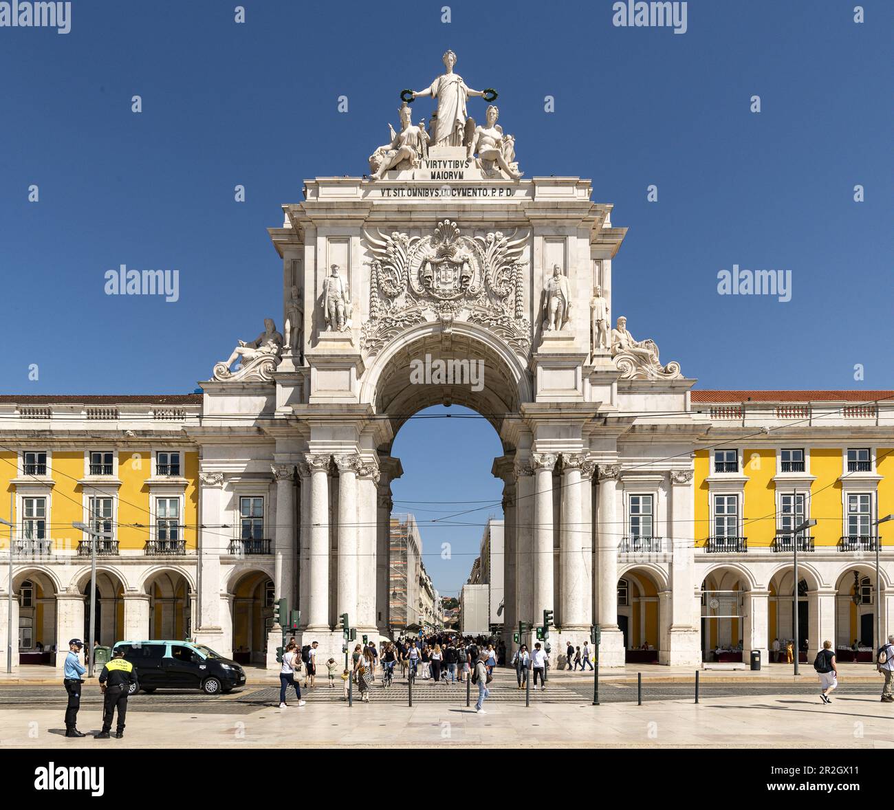 The Praça do Comércio (Commerce Plaza) is a large, harbour-facing plaza ...
