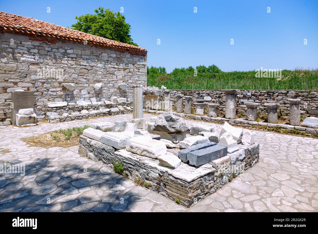 Heraion of Samos, Lapidarium, archaeological site of the ancient ...