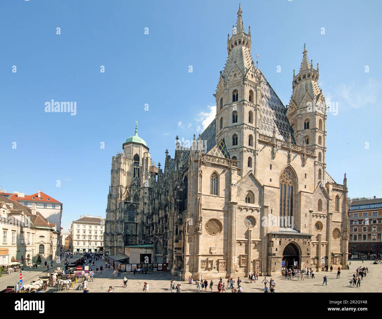 West facade of St. Stephen's Cathedral, 1st district, Vienna, Austria ...