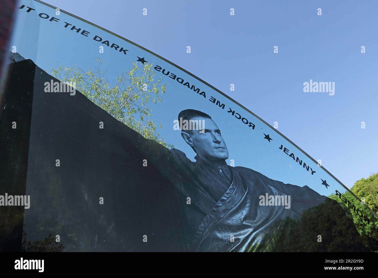 Falco's burial place in the Central Cemetery, Vienna, Austria Stock ...