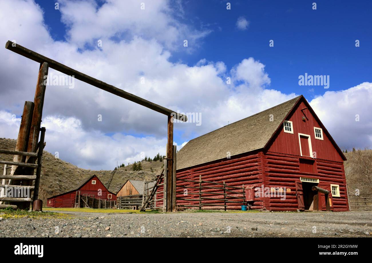 Hat Creek Historic Ranch at Cache Creek, British Columbia, West Canada ...