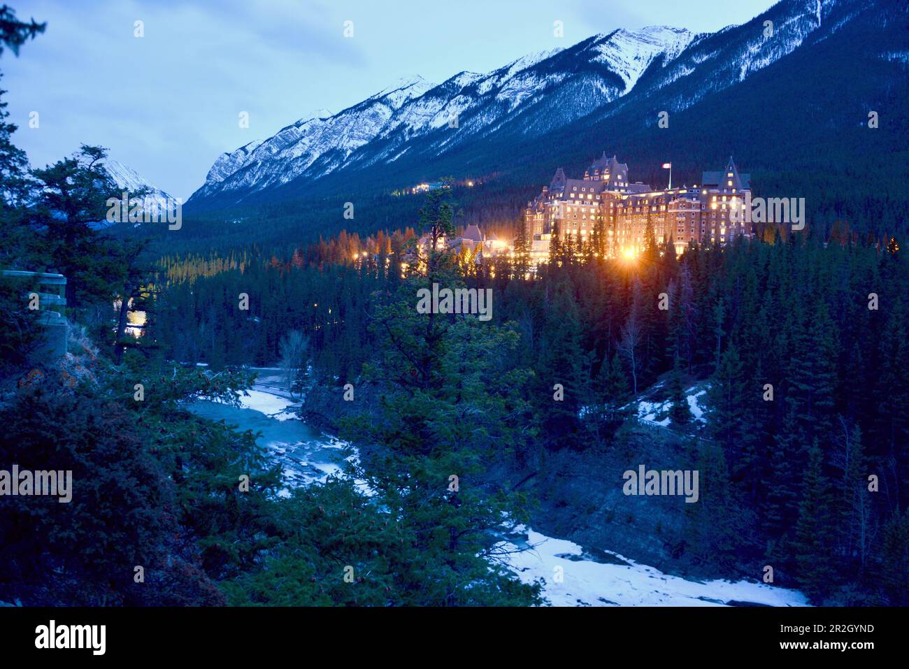 Fairmont Banff Springs Hotel, Banff National Park, Alberta, Canada West Stock Photo - Alamy