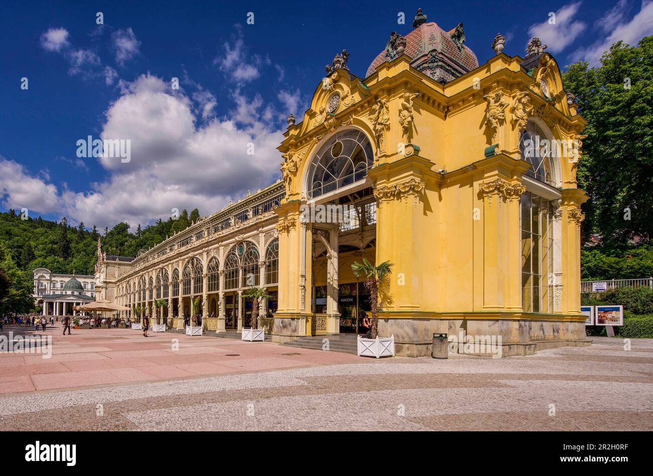 Spa pavillion in marianske lazne hi-res stock photography and images ...