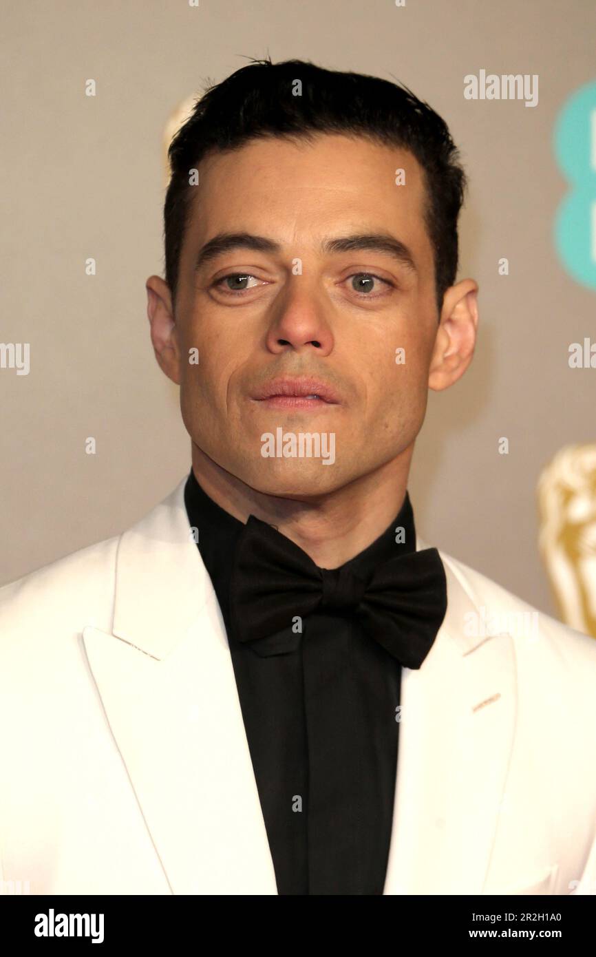 London, UK. 10th Feb, 2019. Rami Malek attends the EE British Academy ...