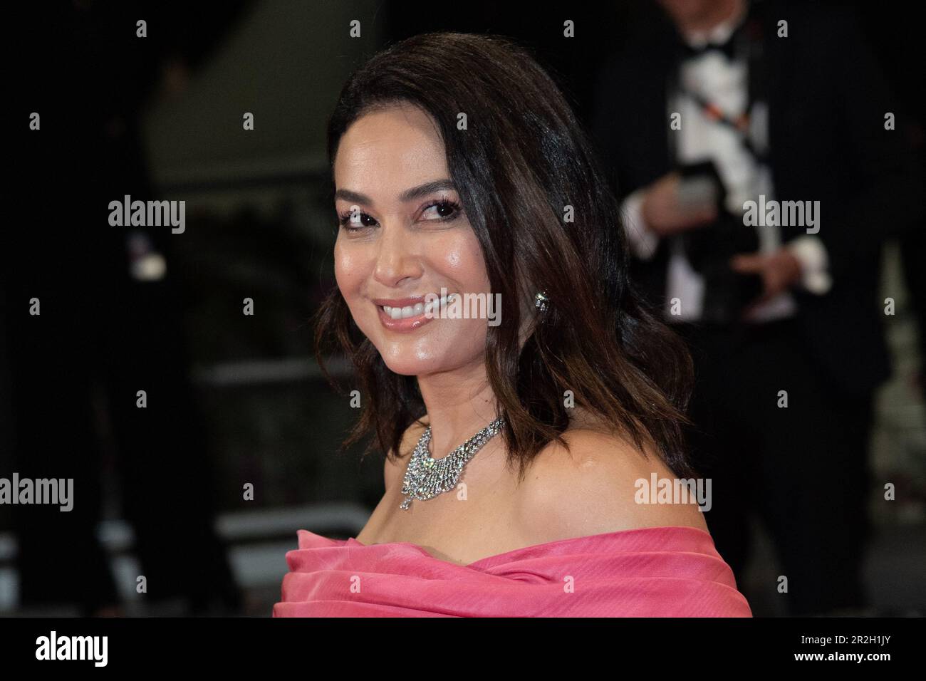 Cannes, France. 19th May, 2023. Hend Sabri attending Les Filles D'Olfa ...