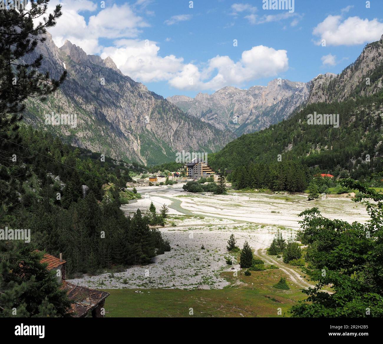 Hiking in Valbone National Park, Northern Albania Stock Photo - Alamy