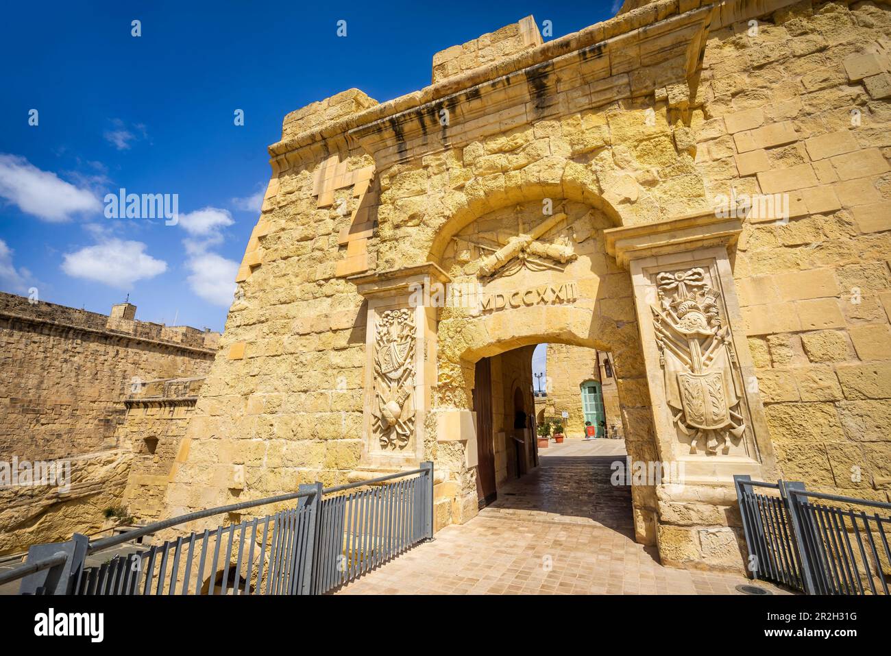 Gate of Fort St. Angelo, Vittoriosa, Birgu, Valletta, Malta, Europe ...