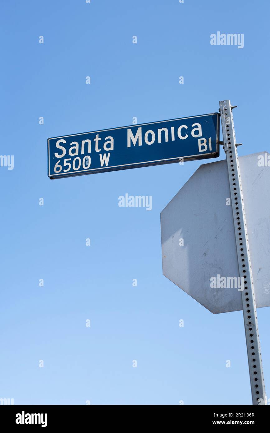 Santa monica boulevard hi-res stock photography and images - Alamy