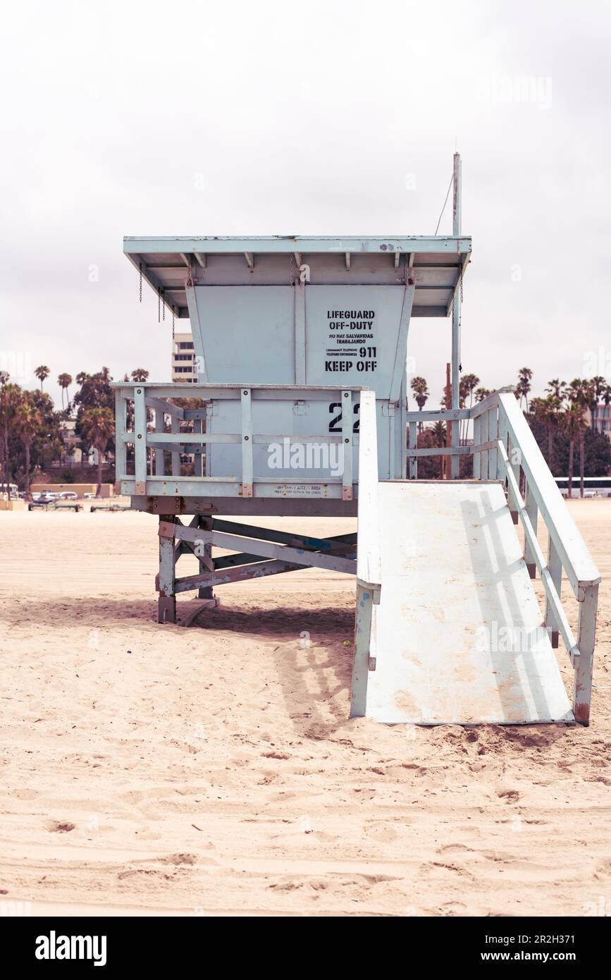 Lifeguard Tower Venice Beach Los Angeles Stock Photo - Alamy