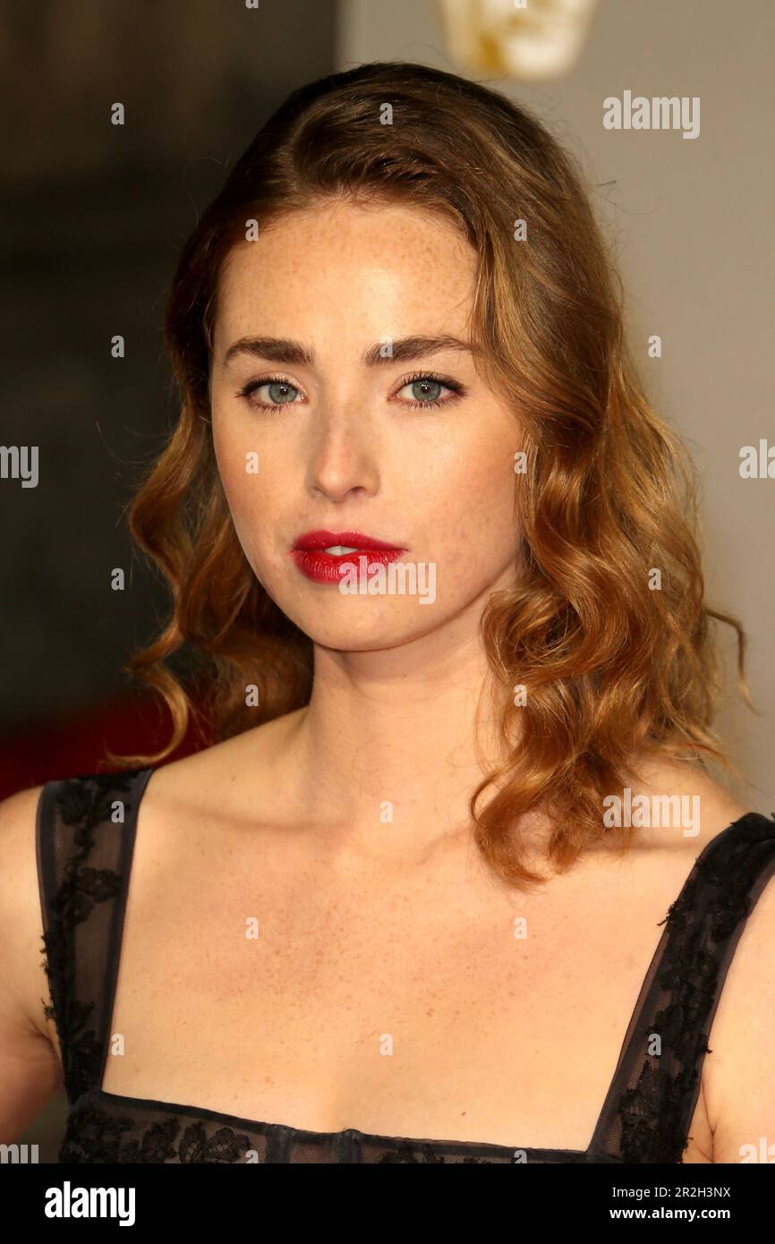 London, UK. 10th Feb, 2019. Freya Mavor attends the EE British Academy ...