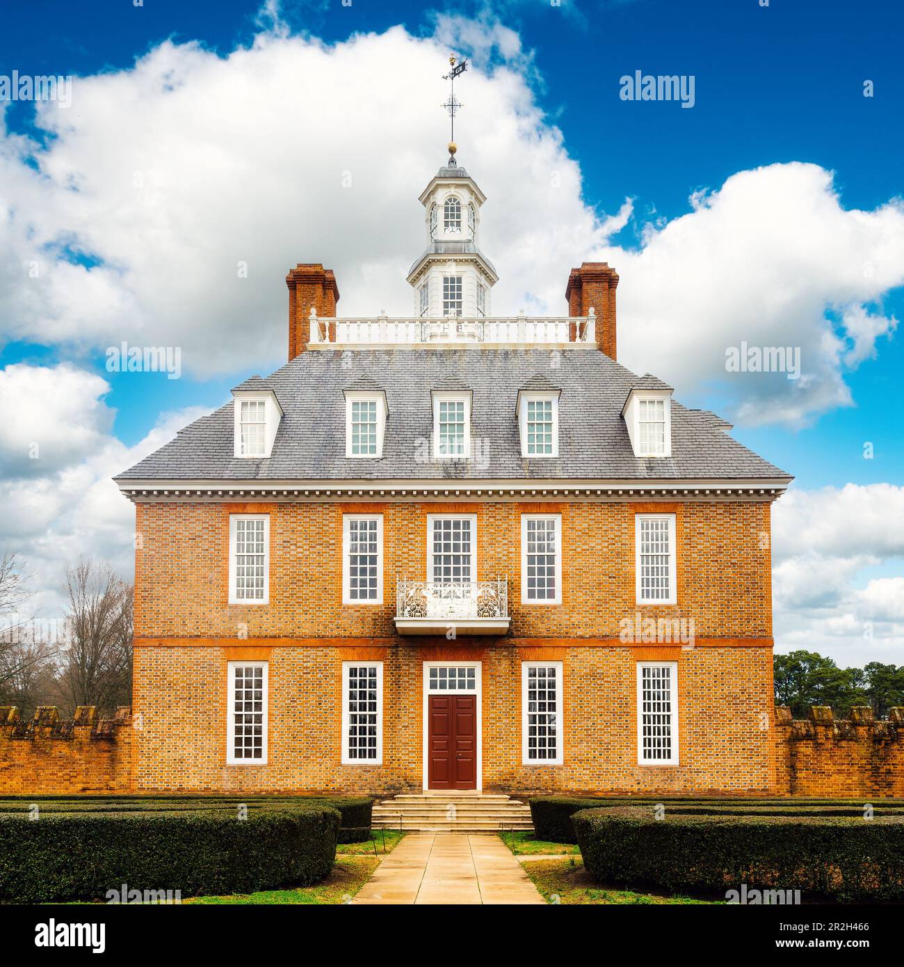 The Governor's Palace in Colonial Williamsburg, Virginia Stock Photo ...