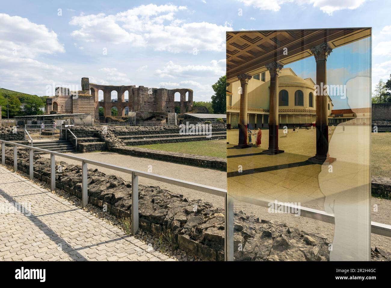 Kaiserthermen, ruins of a Roman bath palace, Trier Stock Photo - Alamy