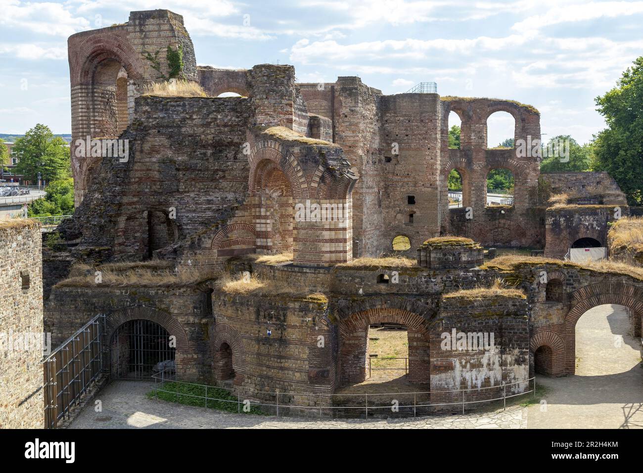 Kaiserthermen, ruins of a Roman bath palace, Trier Stock Photo - Alamy