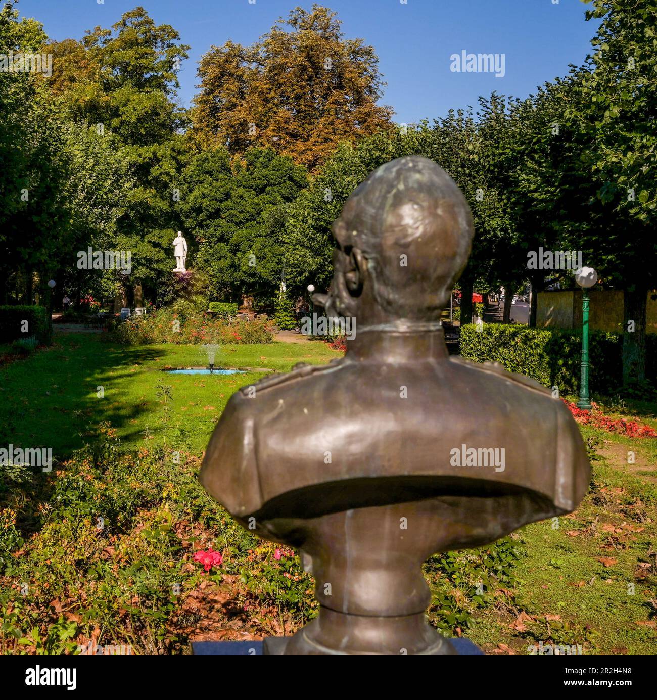 Kaiserbad Bad Ems: bust of Tsar Alexander II, monument of Kaiser ...