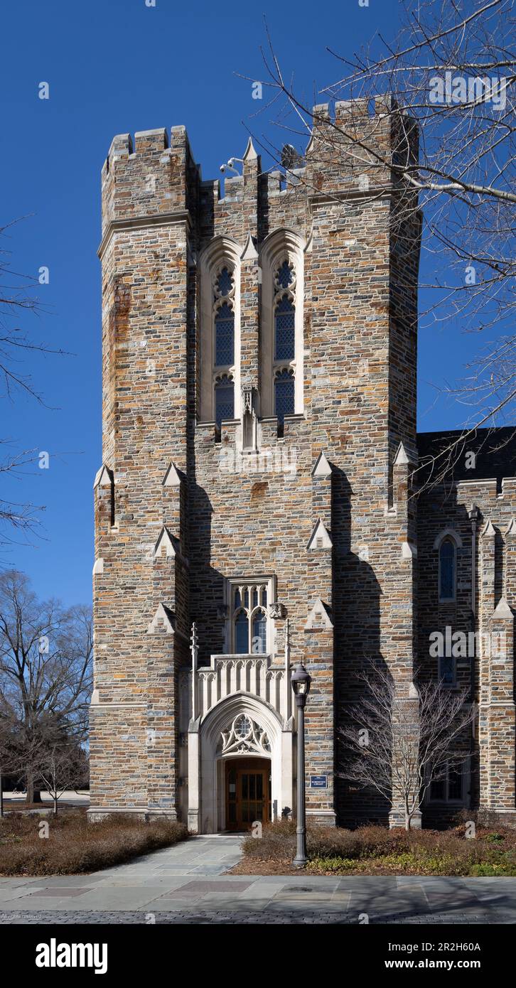 Durham, NC; 01/05/2023; Photo of the entrance to the Rubenstein Library ...