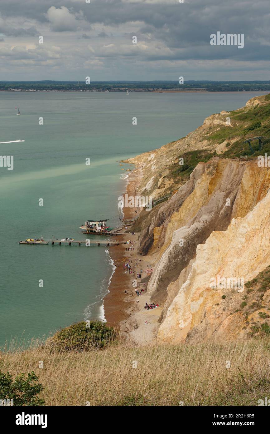Alum bay isle of wight freshwater hi-res stock photography and images ...