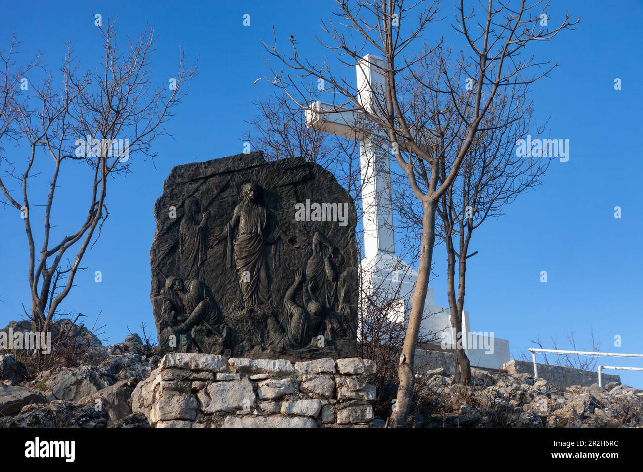 The 15th station – the Resurrection of the Lord – of the Way of the ...