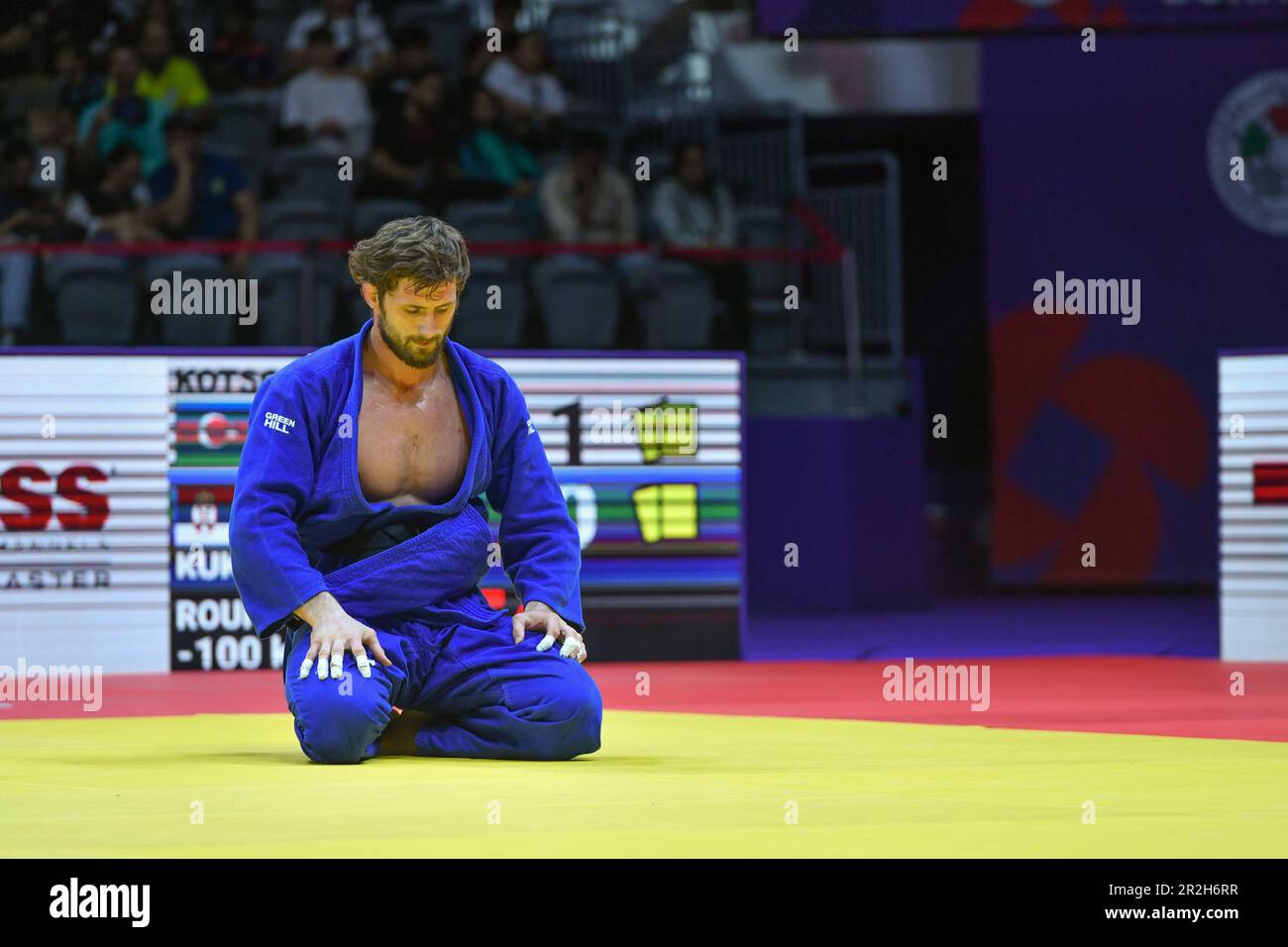 Aleksandar Kukolj (SRB) World Judo Championships Doha 2023 Women's -100kg Elimination Round ...