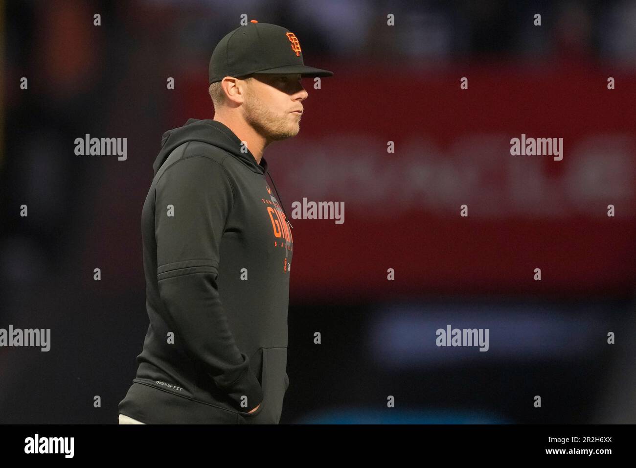 San Francisco Giants pitching coach Andrew Bailey against the ...