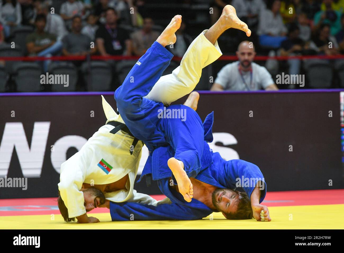 Aleksandar Kuko (SRB) fight against Zelym Kotsoiev (AZE) World Judo Championships Doha 2023 Men ...