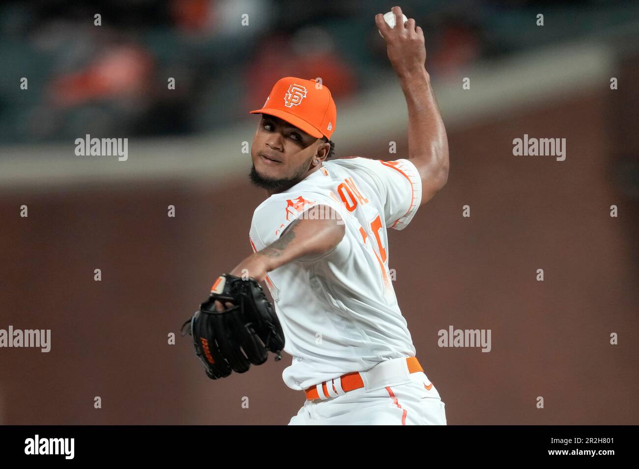 San Francisco Giants' Camilo Doval during a baseball game against the ...