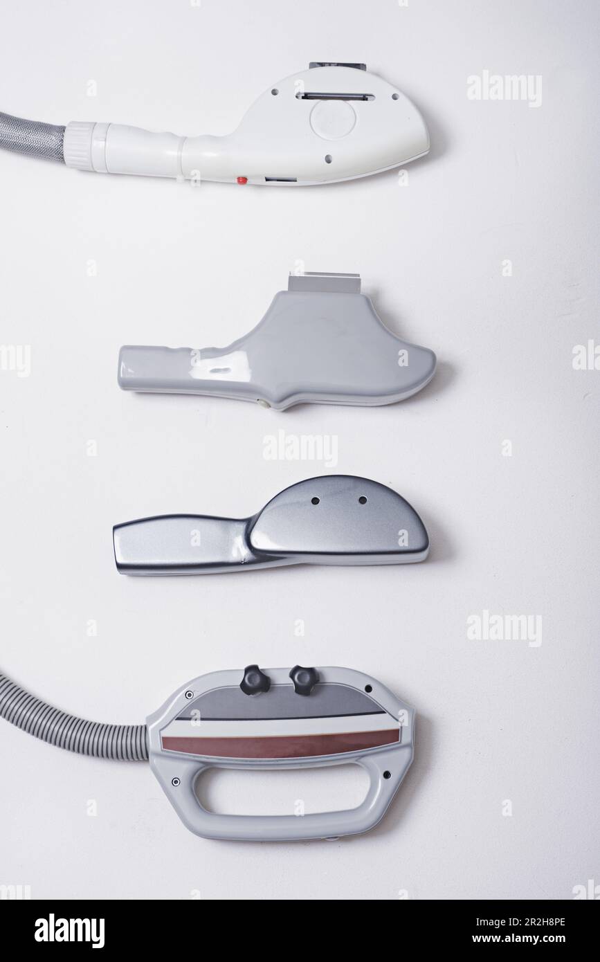 Various types of handles for treatments with facial radiofrequency ...