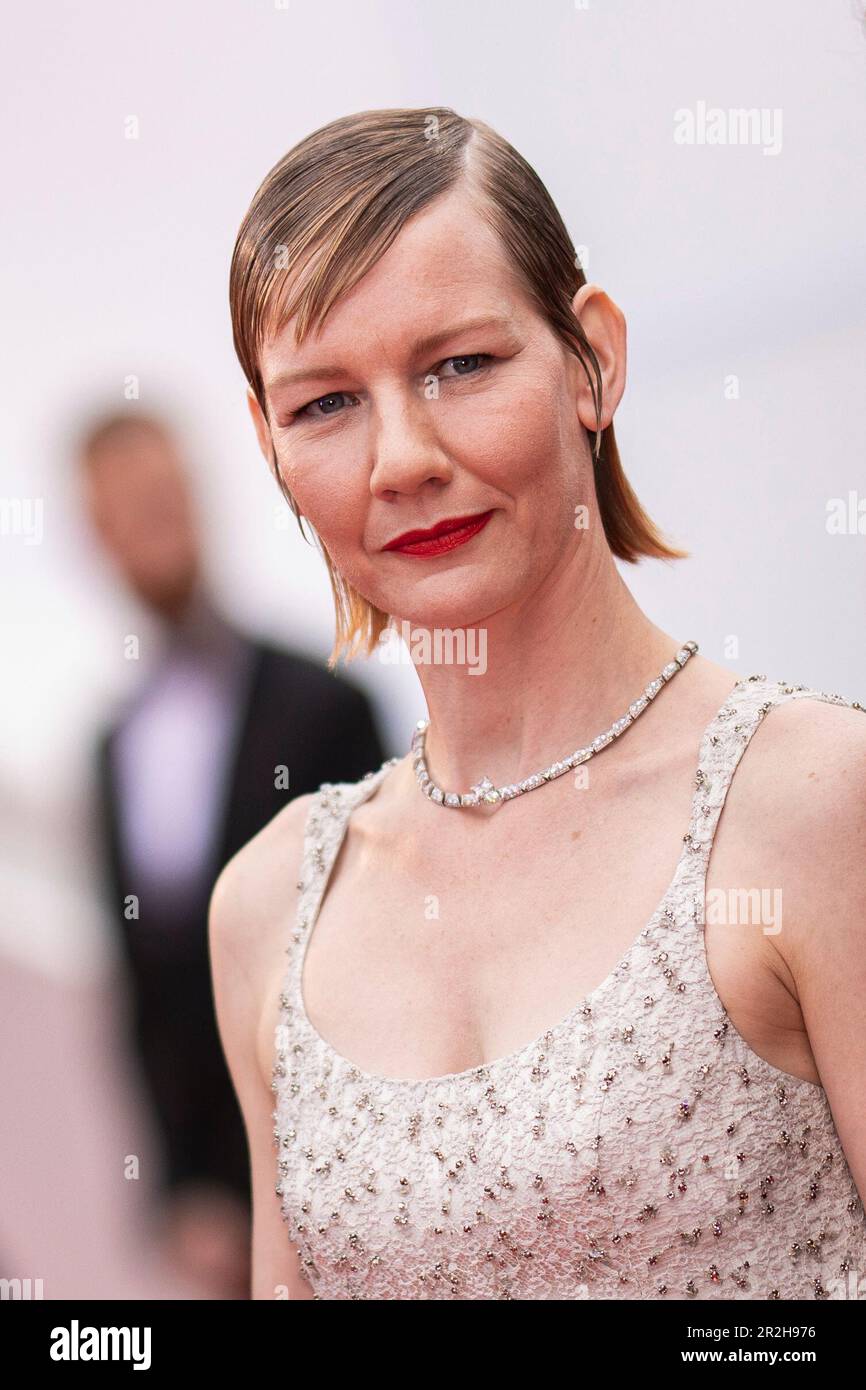 Sandra Huller poses for photographers upon arrival at the premiere of ...