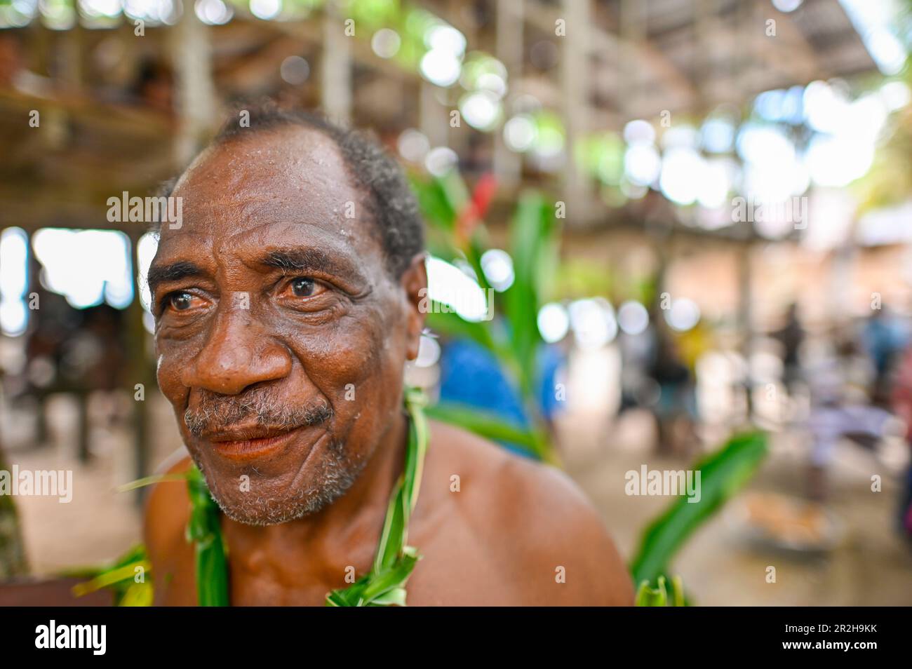 Portrait of a Melanesian Lau-speaking person Stock Photo - Alamy