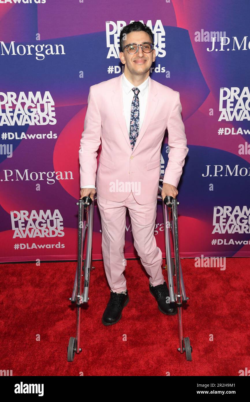 New York, USA. 19th May, 2023. Ryan J. Haddad walking the red carpet at the 89th Annual Drama ...