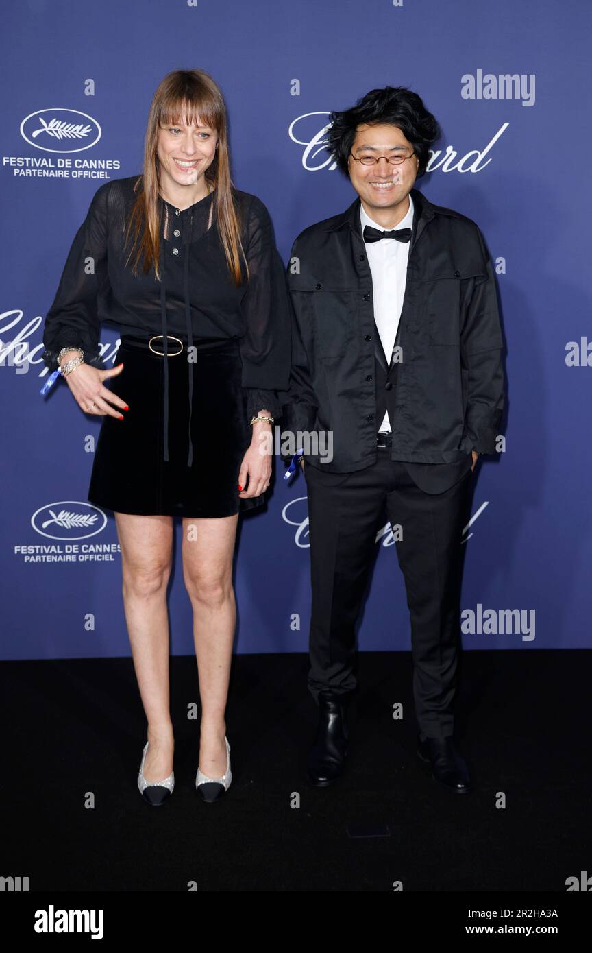 Cannes, Frankreich. 19th May, 2023. Alice Winocour und Davy Chou beim ...