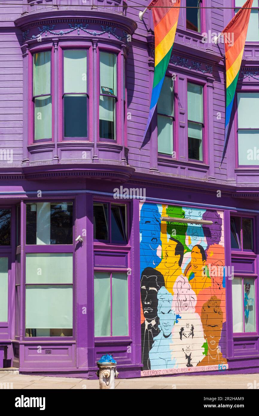 Market Street, Fillmore District, San Francisco, California, USA Stock ...