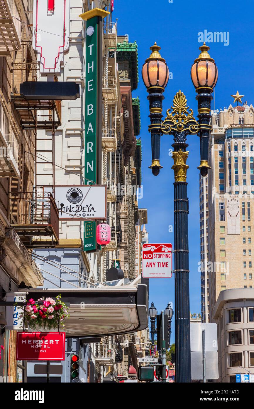 Powell Street, Union Square, San Francisco, California, USA Stock Photo ...