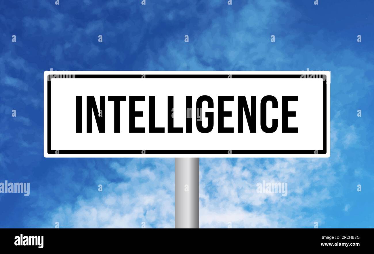 Intelligence road sign hi-res stock photography and images - Alamy