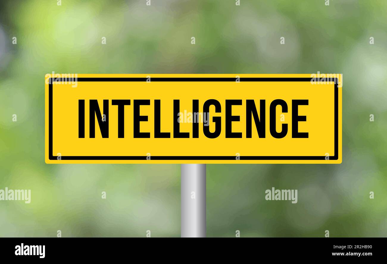 Intelligence road sign hi-res stock photography and images - Alamy