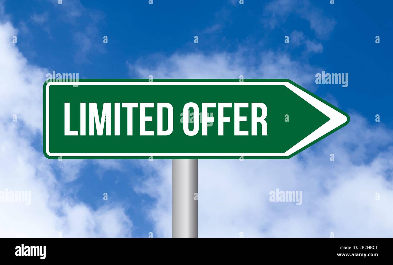 Limited offer sign hi-res stock photography and images - Alamy
