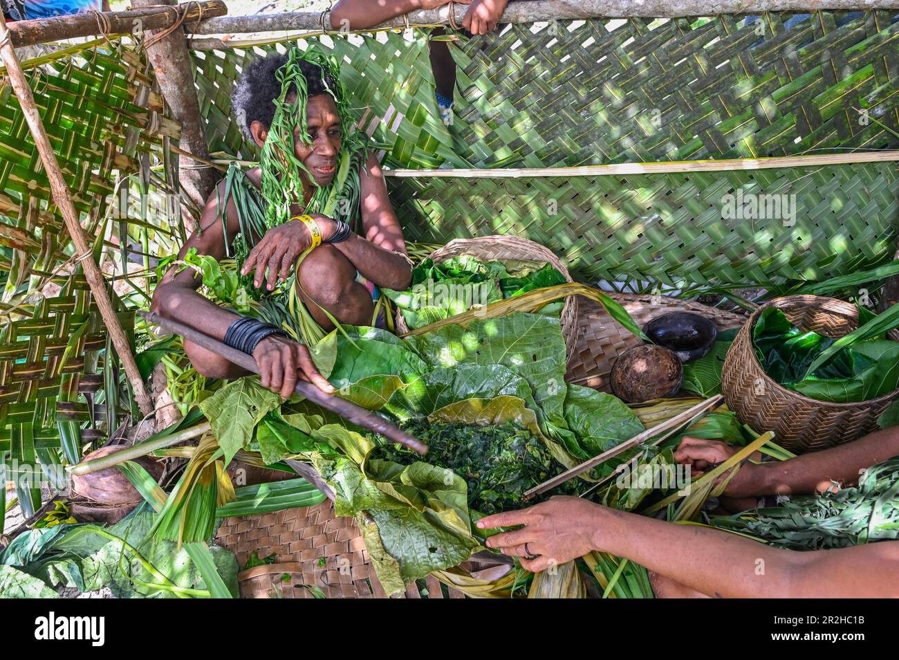 Portrait of a Melanesian Lau-speaking person Stock Photo - Alamy