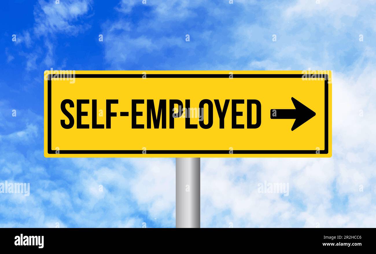 Self employed road sign hi-res stock photography and images - Alamy