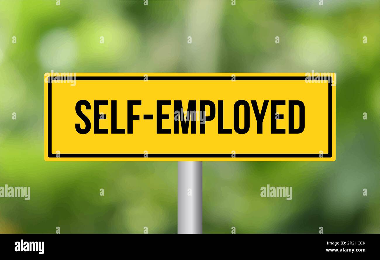 Self employed road sign hi-res stock photography and images - Alamy